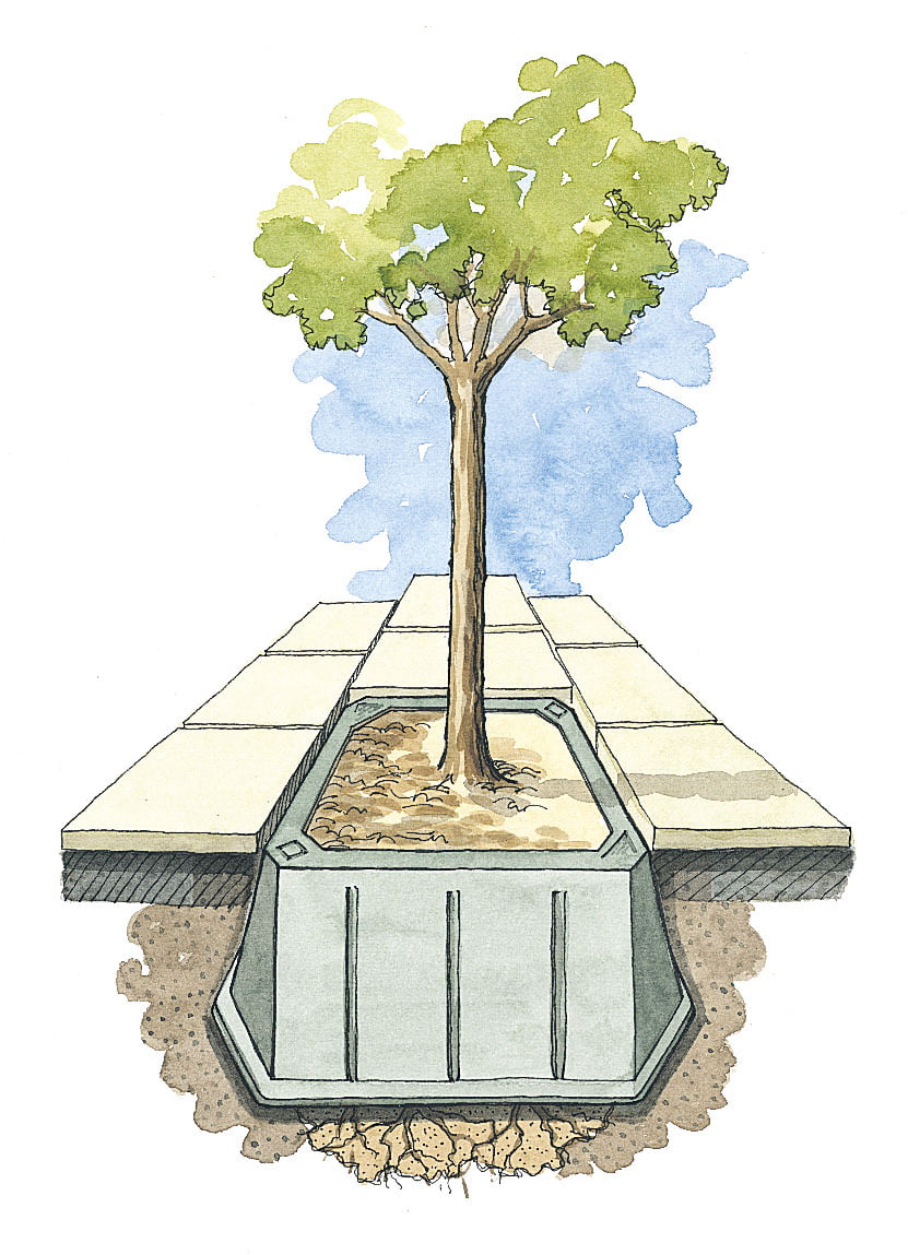 Modular pavement protection | CIS Street Furniture