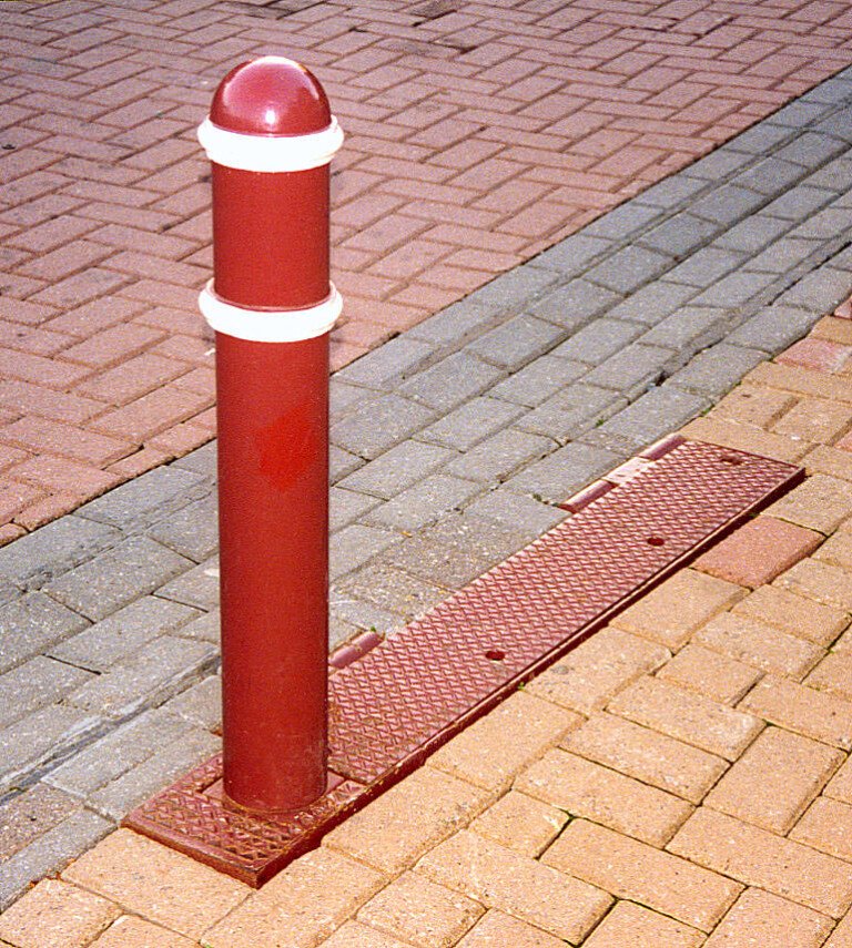 Folding Bollards | CIS Street Furniture